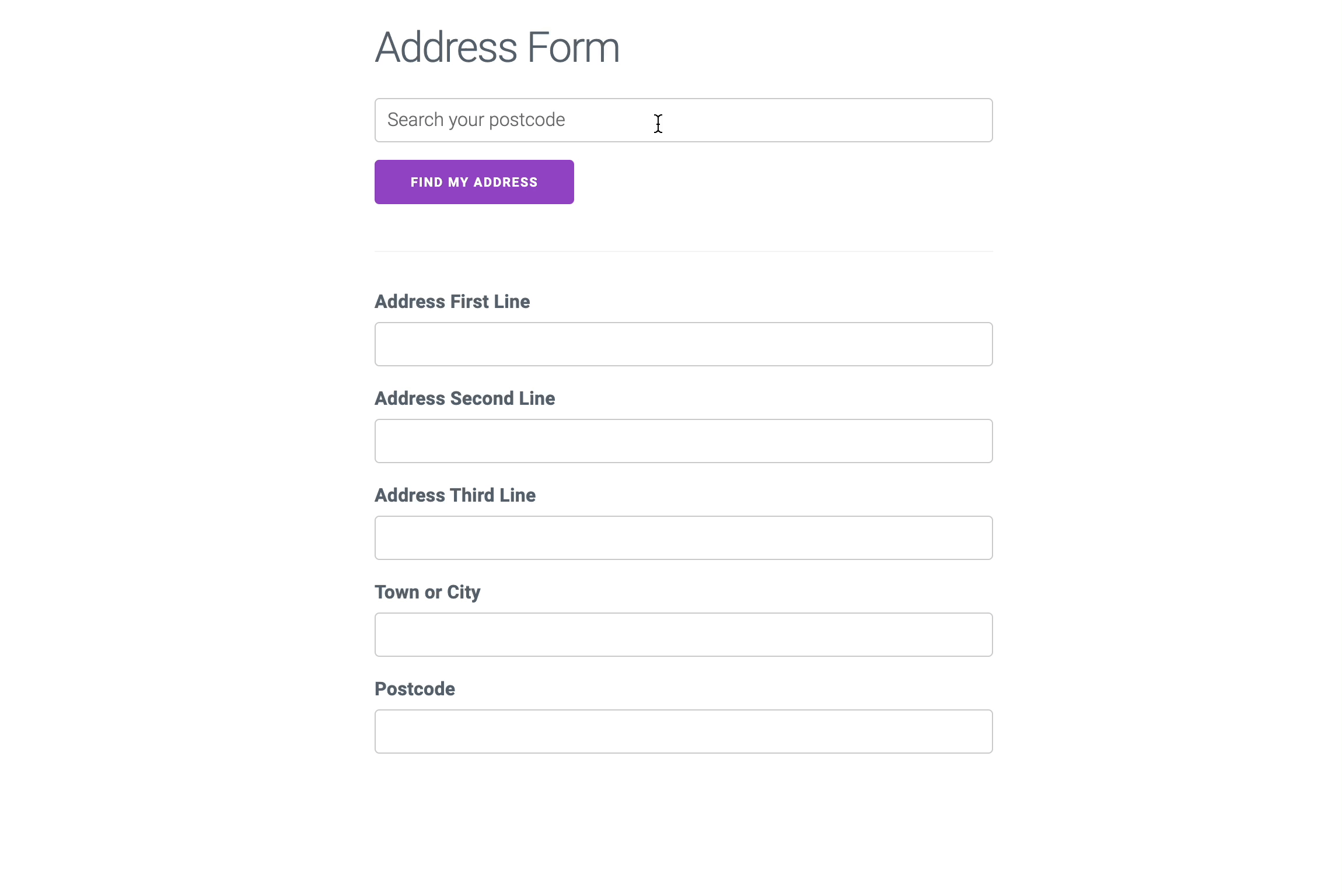 E-commerce and Address Validation