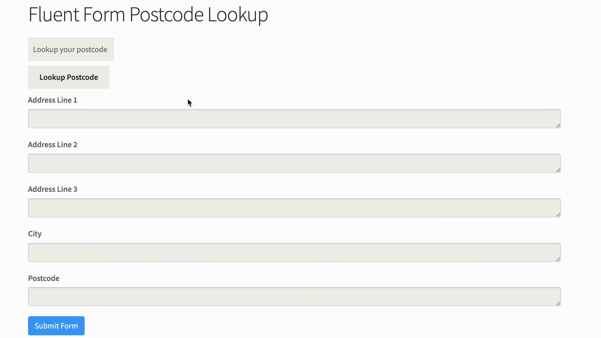 Fluent Forms Address Validation Fluent Forms Address Validation